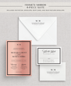 Luxury Mirror Acrylic Wedding Invitations | Golden Moments – Golden ...